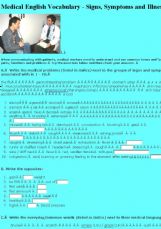 English worksheets: doctor worksheets