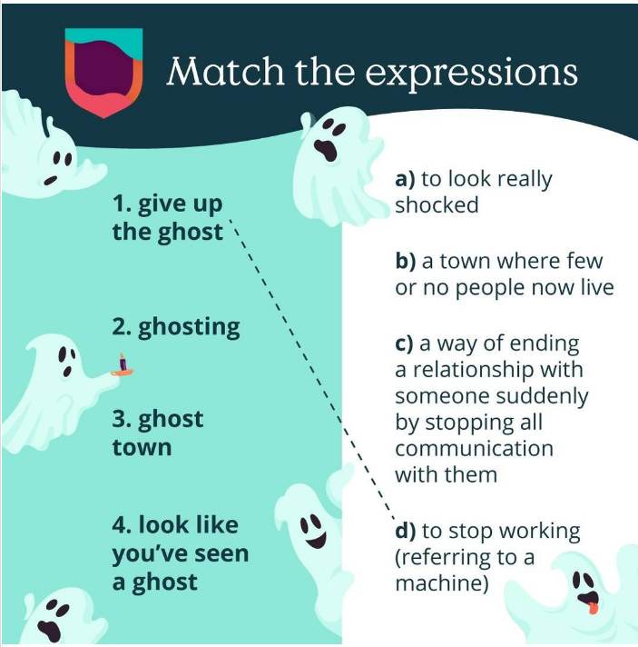 English Exercises: Uses of the word Ghost