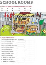 ESL - English Exercises: School rooms