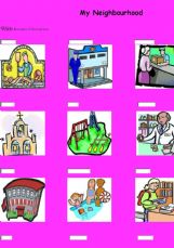 ESL - English Exercises: My Neighbourhood - Places
