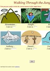 ESL - English Exercises: Walking through the jungle