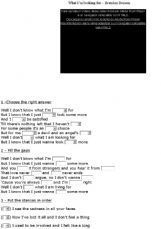 ESL - English Exercises: Complete the song